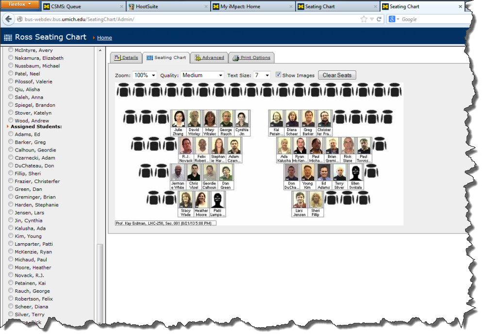 Participation and Attendance Tracking & Seating Chart Tool - Ross IT