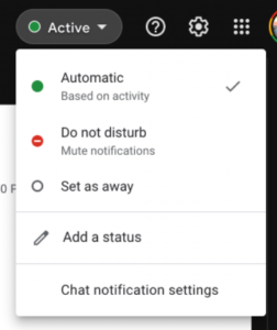 How to Set Your Status in Google Chat - Ross IT