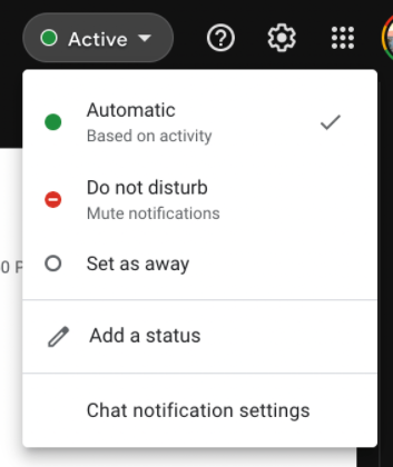 How to Set Your Status in Google Chat - Ross IT